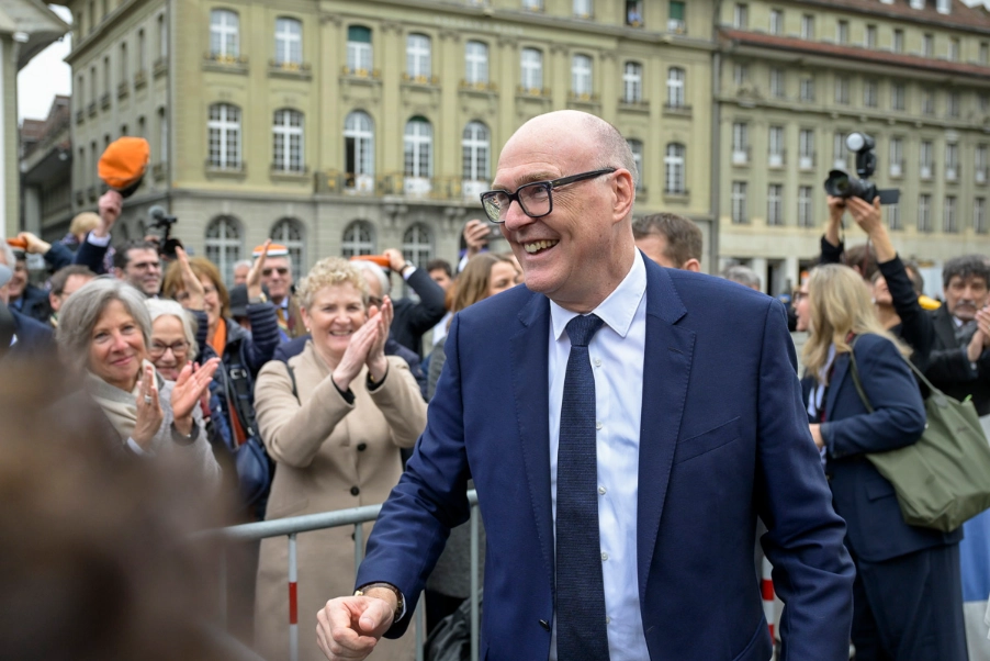 Bundesrat Martin Pfister - Empfang in Baar